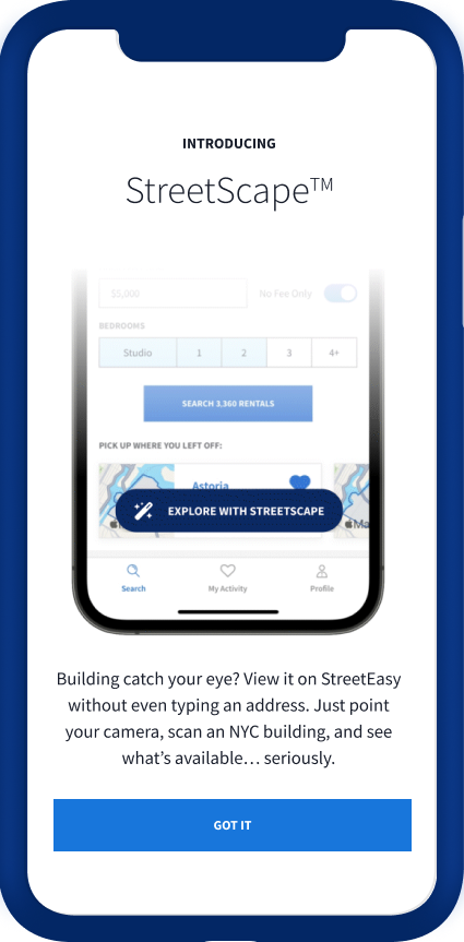 StreetEasy Announces New AR feature, StreetScape | StreetEasy